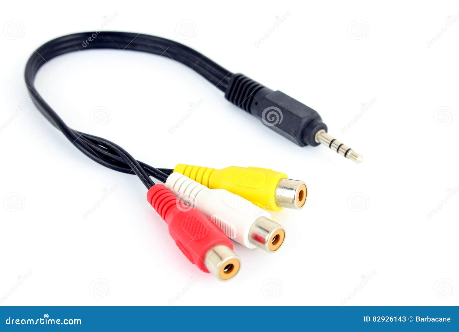 Audio and video cable stock image. Image of plug, technology - 82926143