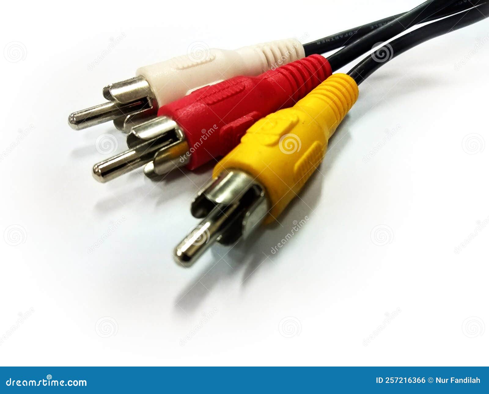 Audio Video Cable or Multimedia Cable Stock Photo - Image of cable ...