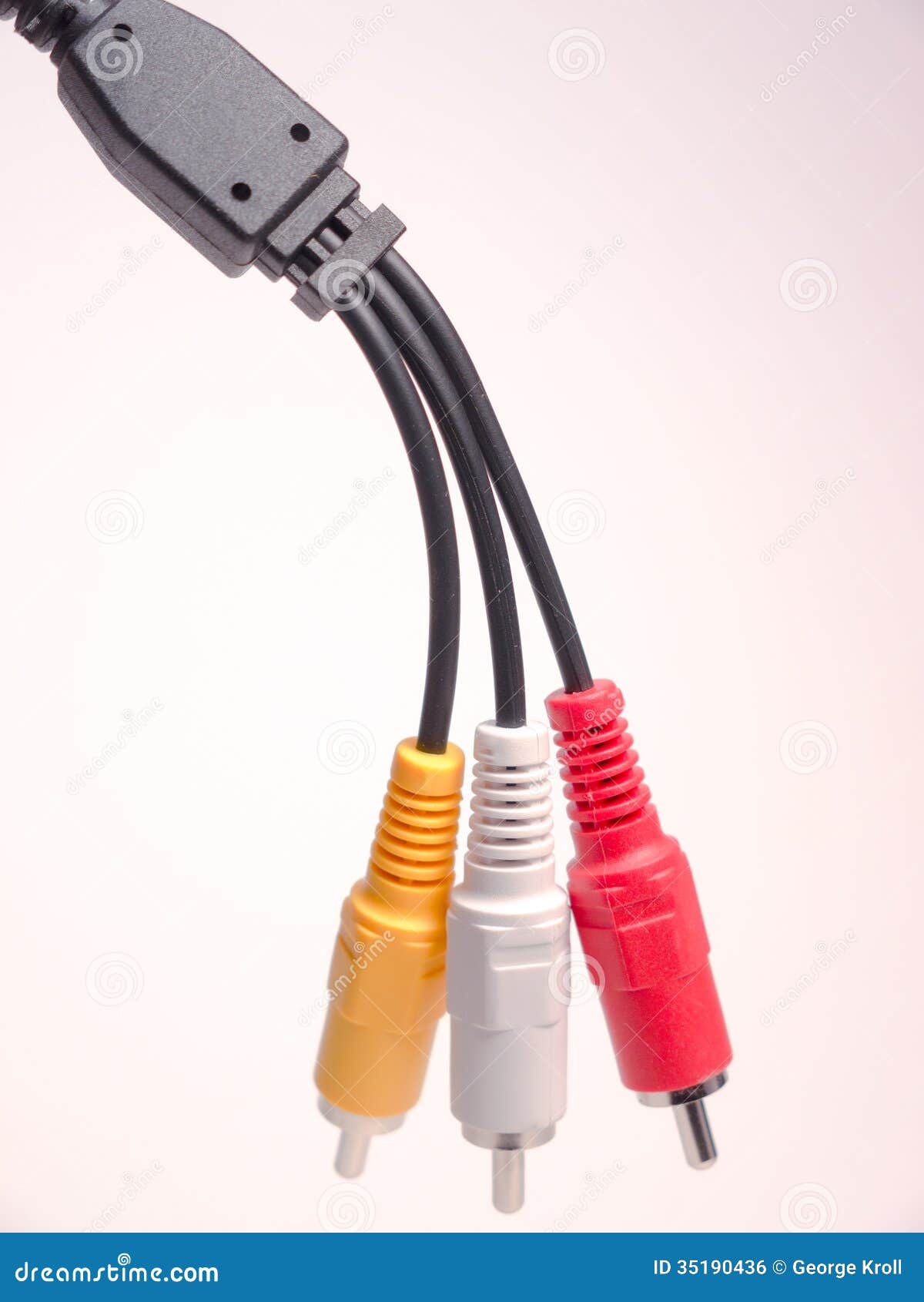 Audio Video Cables stock photo. Image of male, video - 35190436