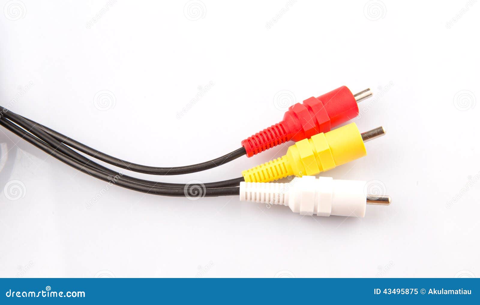 Audio Video Cinch Connector VIII Stock Image - Image of plug ...