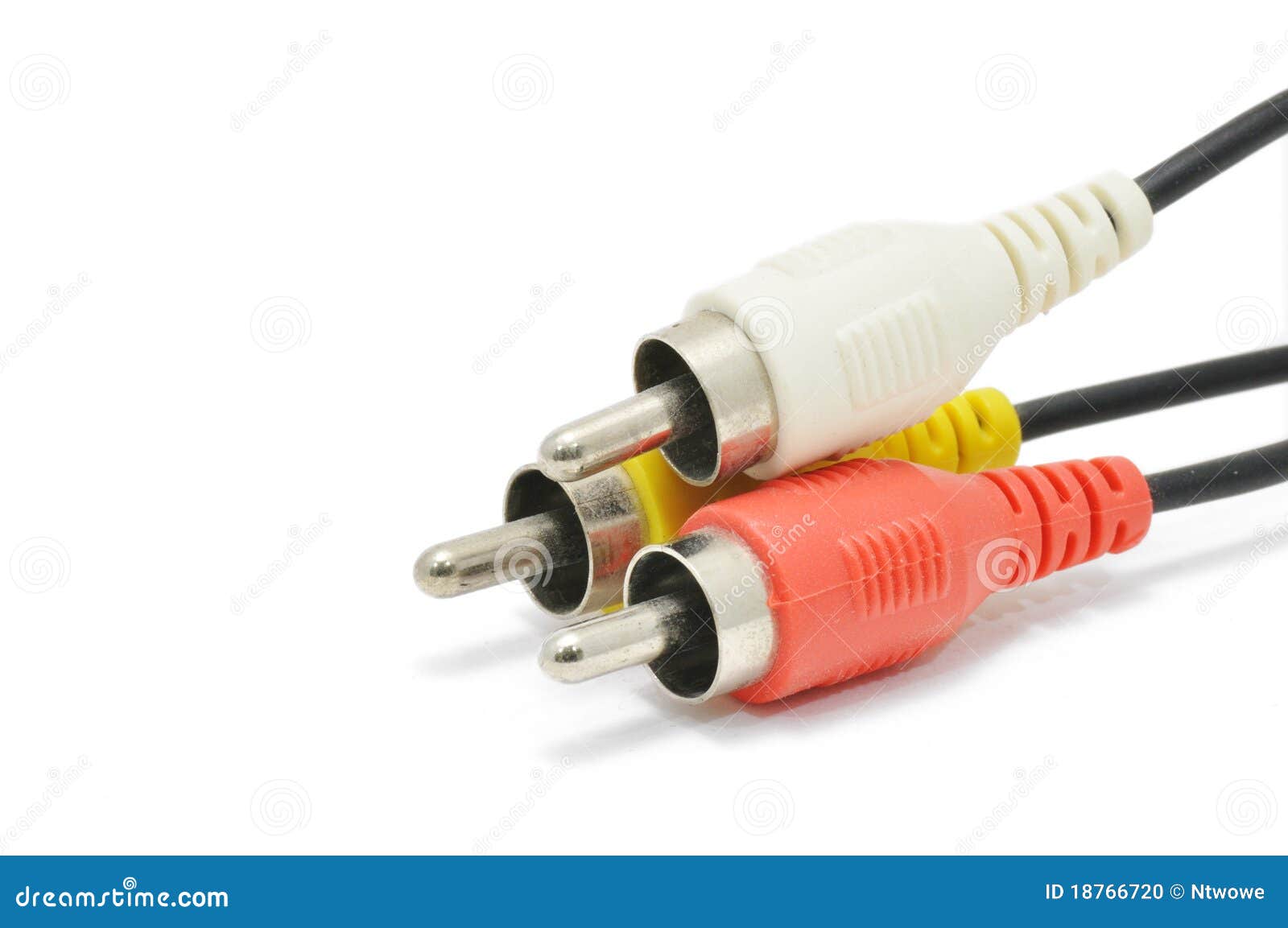 Audio and Video Jack stock photo. Image of connection - 18766720