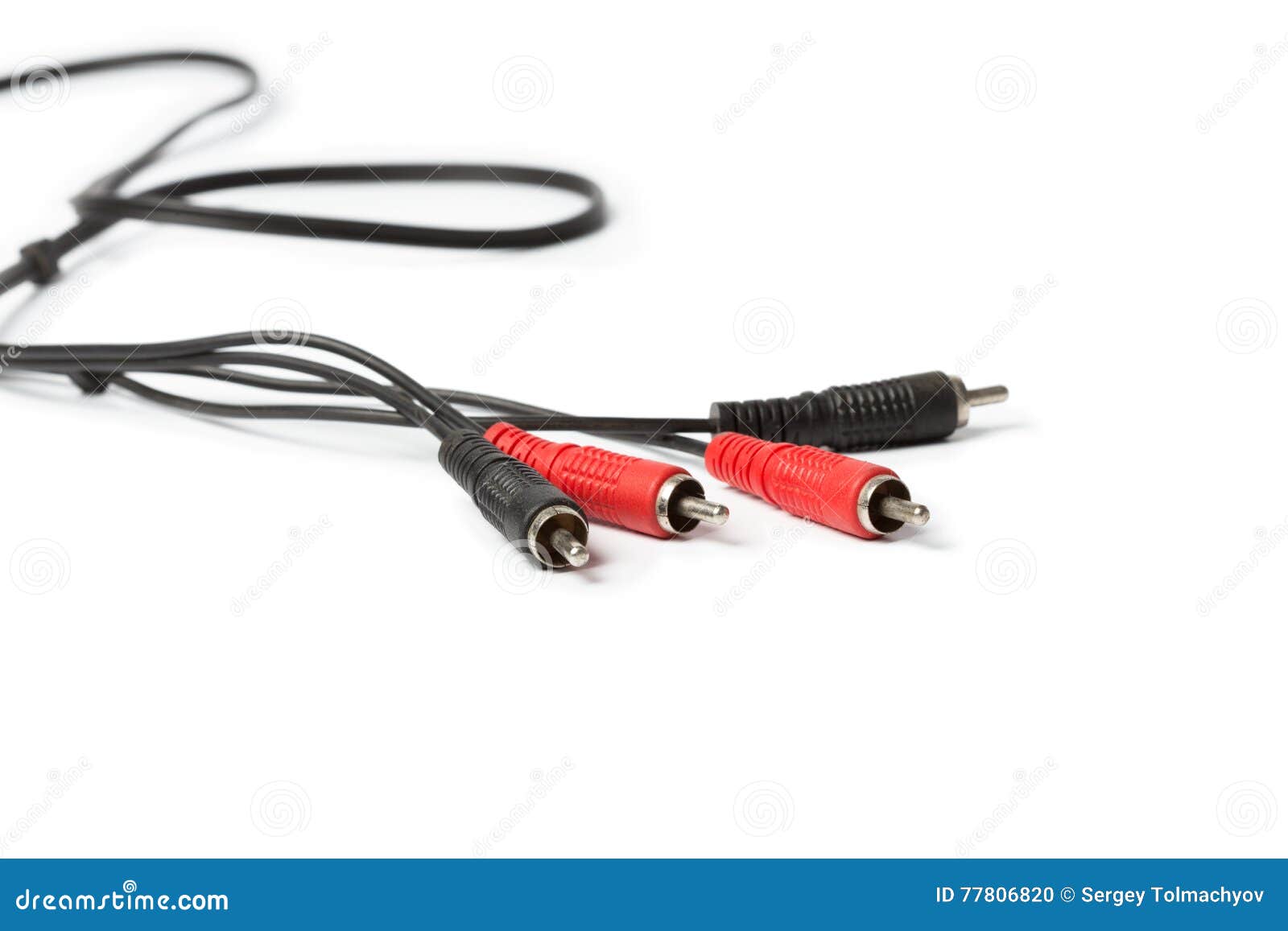 Audio and Video Jacks Isolated Stock Photo - Image of connection ...