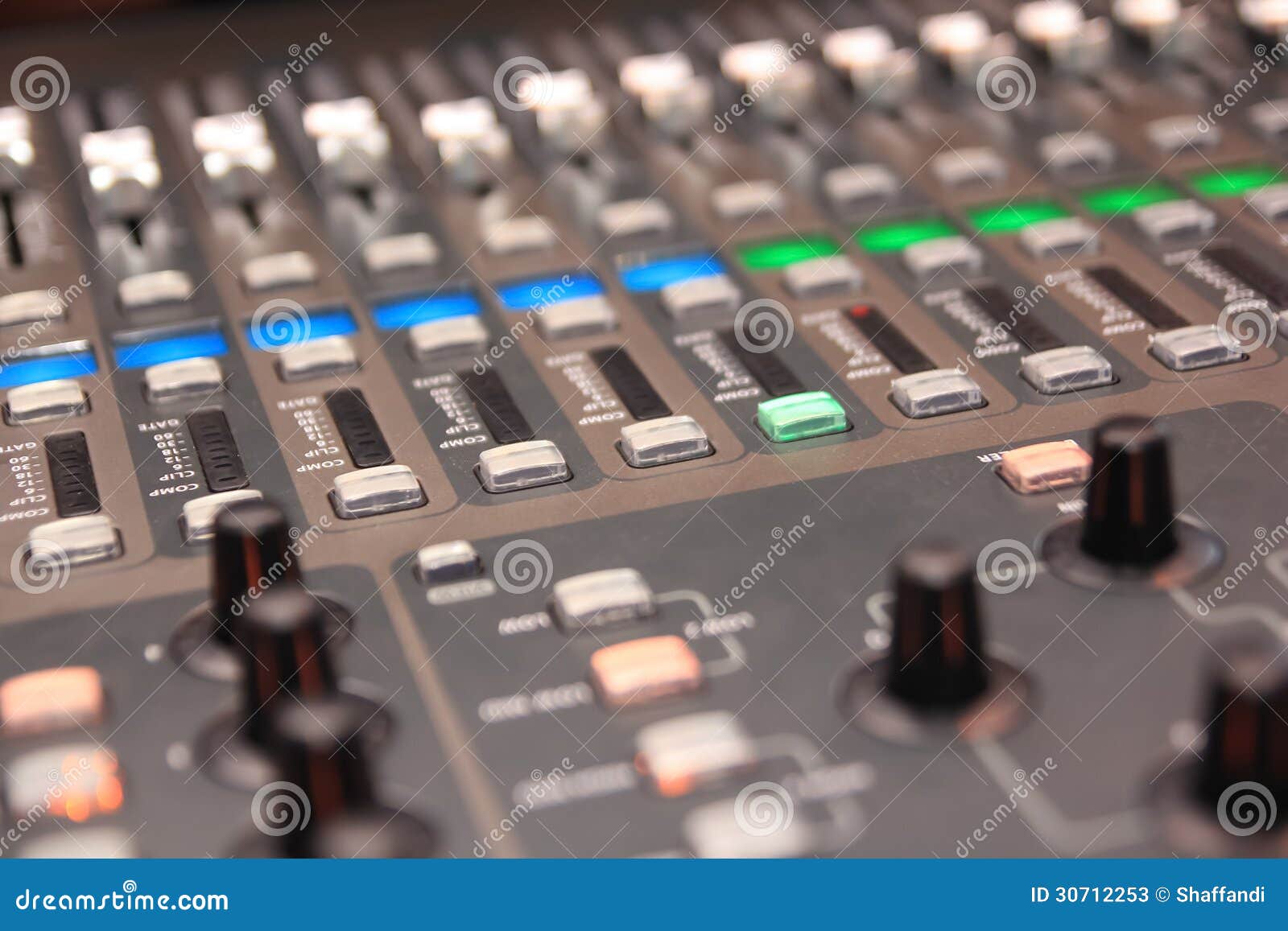 Audio and video Mixer stock image. Image of electronic - 30712253