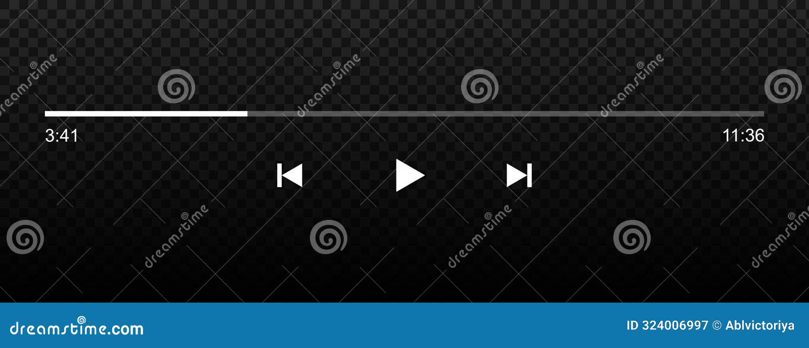 The Playback Fast Forward Back Track And Track Playback Duration ...