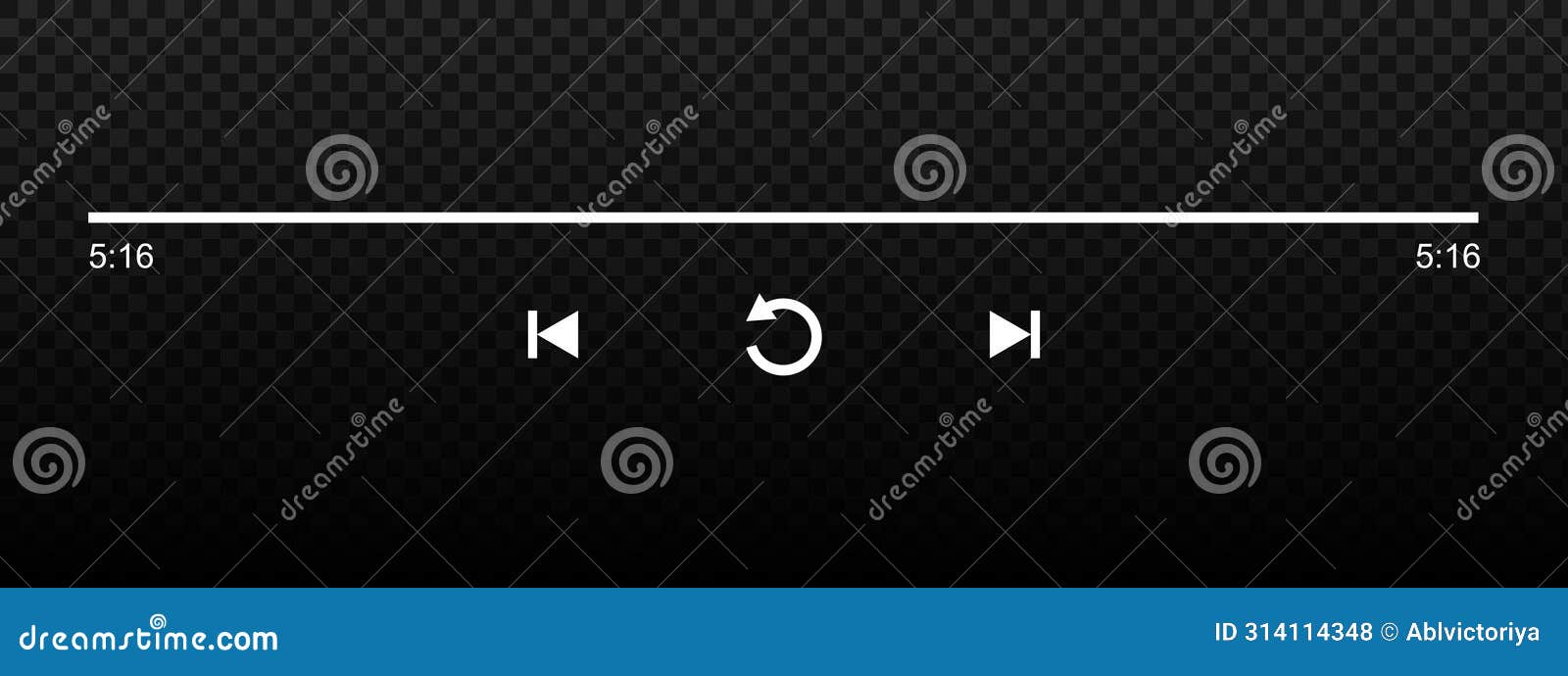 The Playback Fast Forward Back Track And Track Playback Duration ...