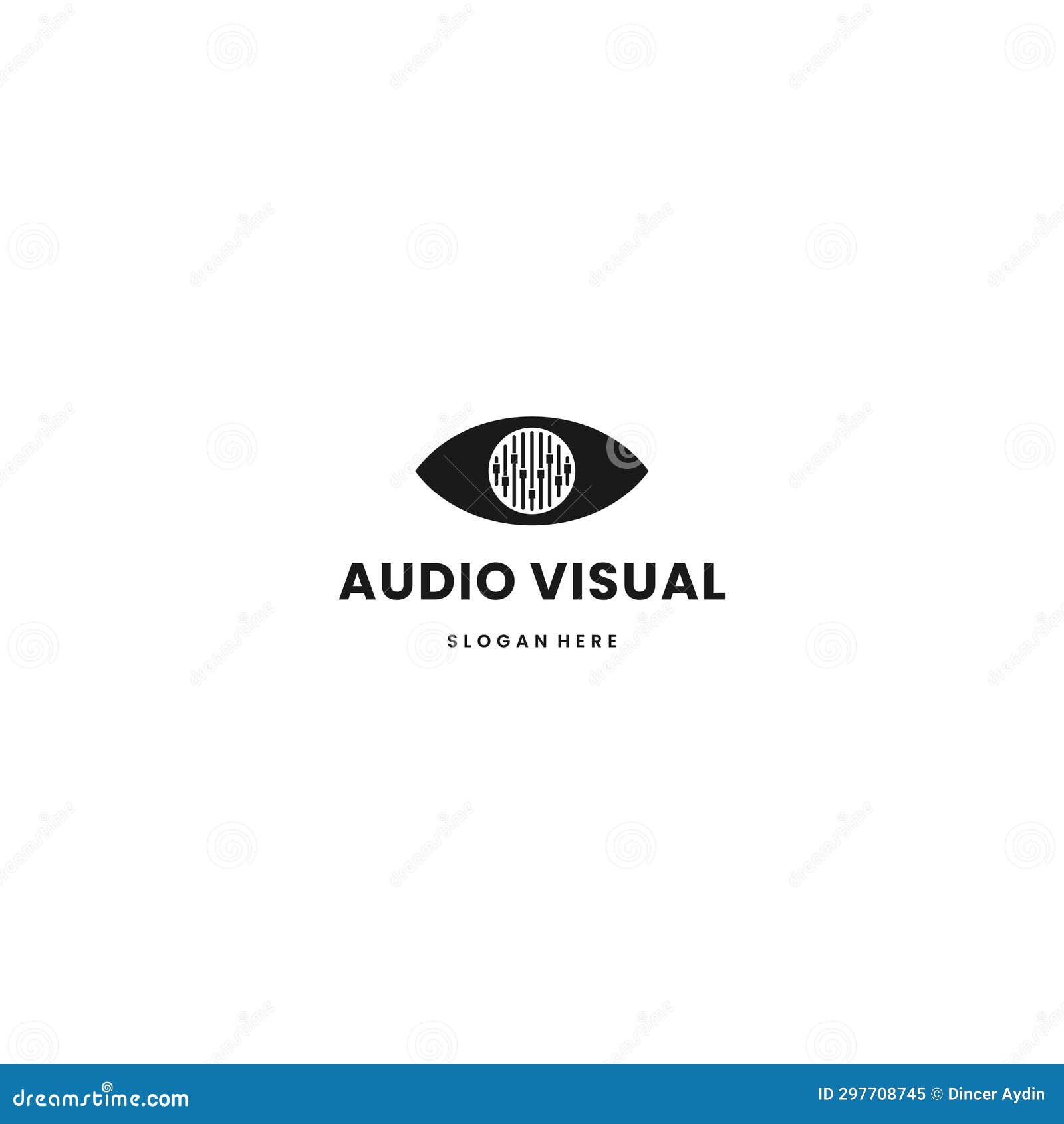 Visual Logo Cartoon Vector | CartoonDealer.com #12296635