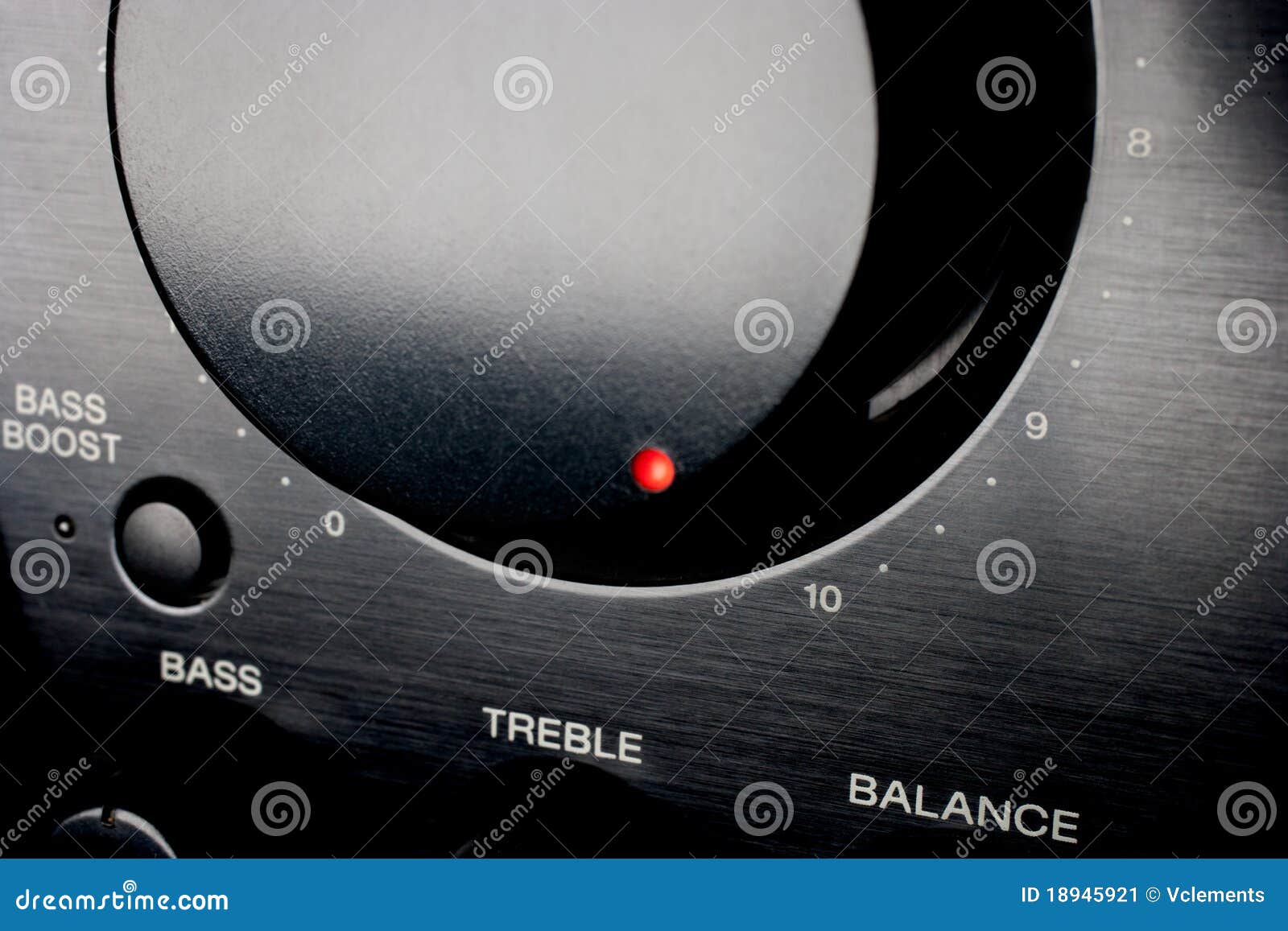 An Audio Volume Control Turned Up To Ten Stock Image - Image of music ...