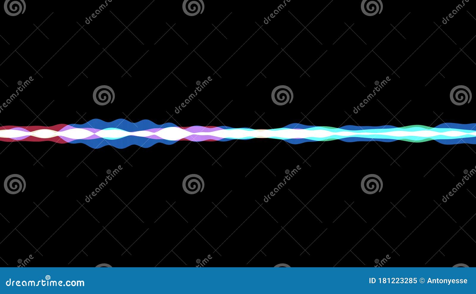 Audio Wave Spectrum. Music Sound Waves Stock Illustration ...