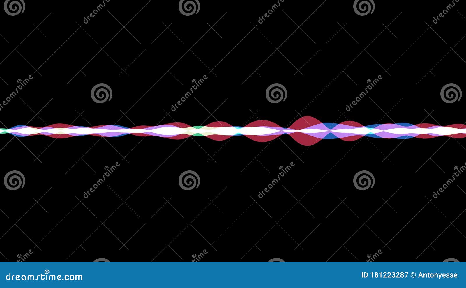 Audio Wave Spectrum. Music Sound Waves Stock Illustration ...
