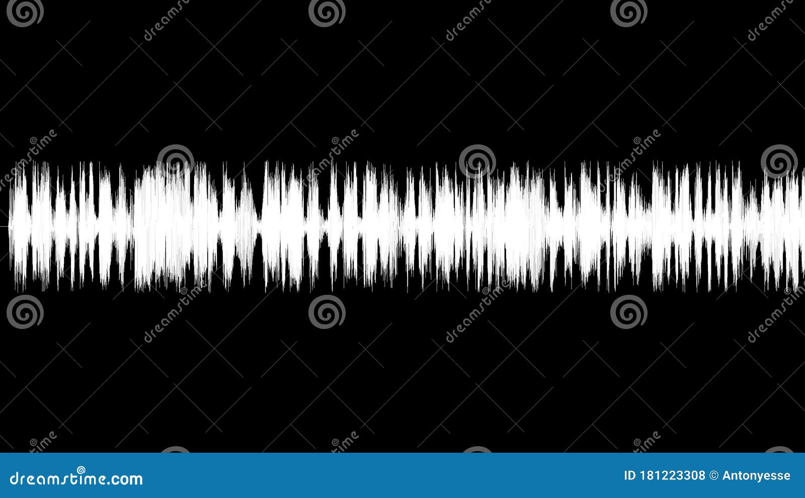 Audio Wave Spectrum. Music Sound Waves Stock Illustration ...