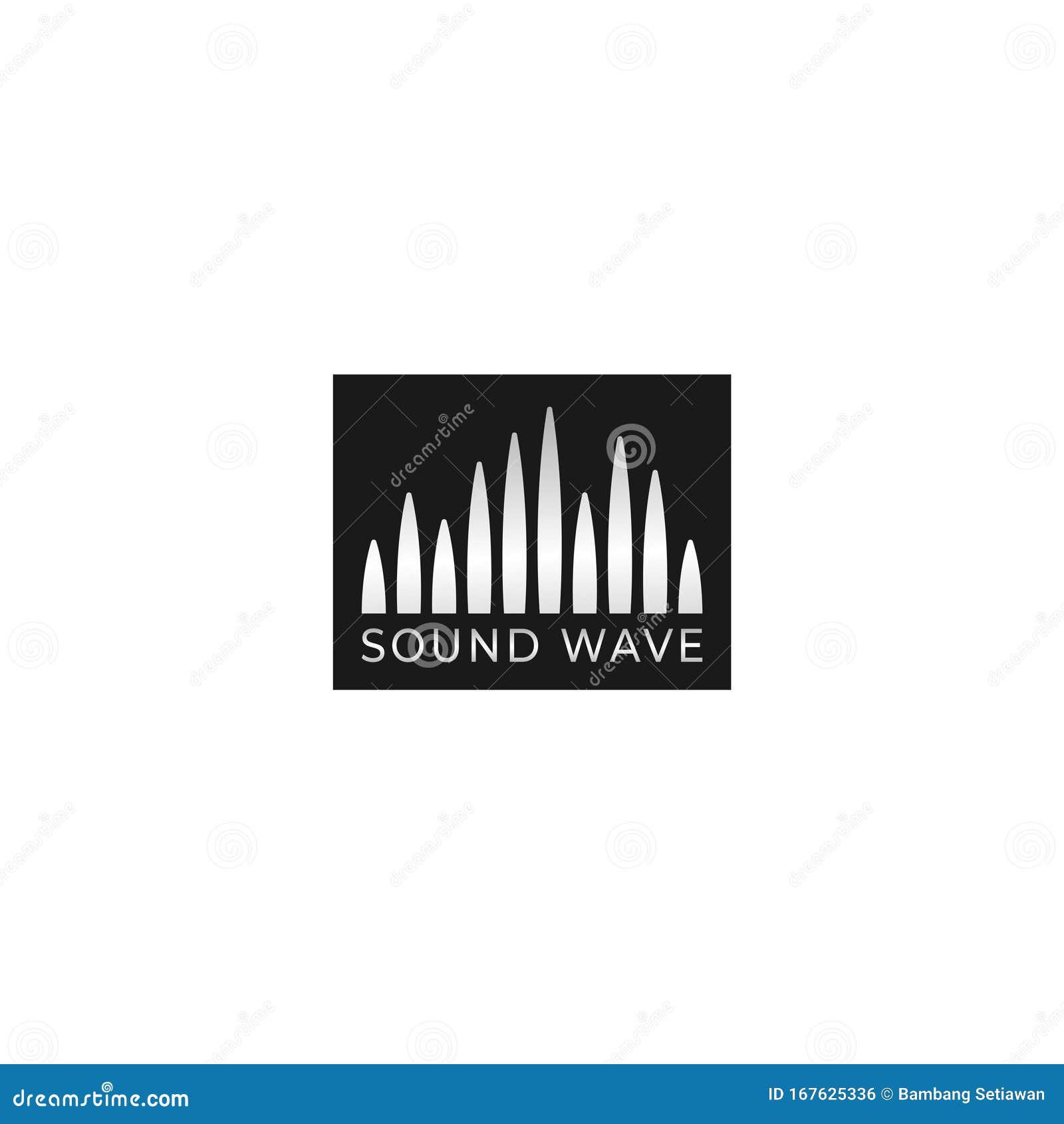 Audio Wave Spectrum Visual Logo, Spectrum Bar Design Vector,Audio Logo ...