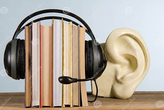 Audiobook stock image. Image of electronics, listening - 1952835