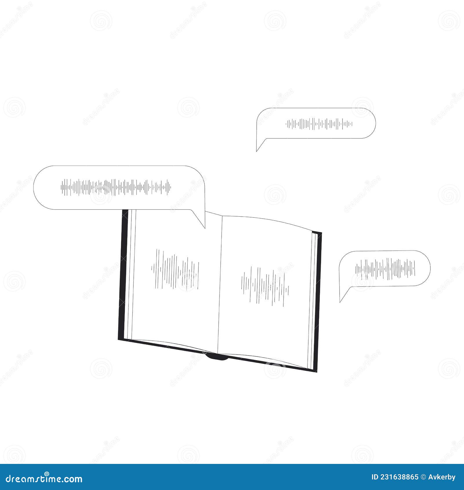 Audiobook. Knowledge, Education, Learning Symbol. Study, Research Stock ...