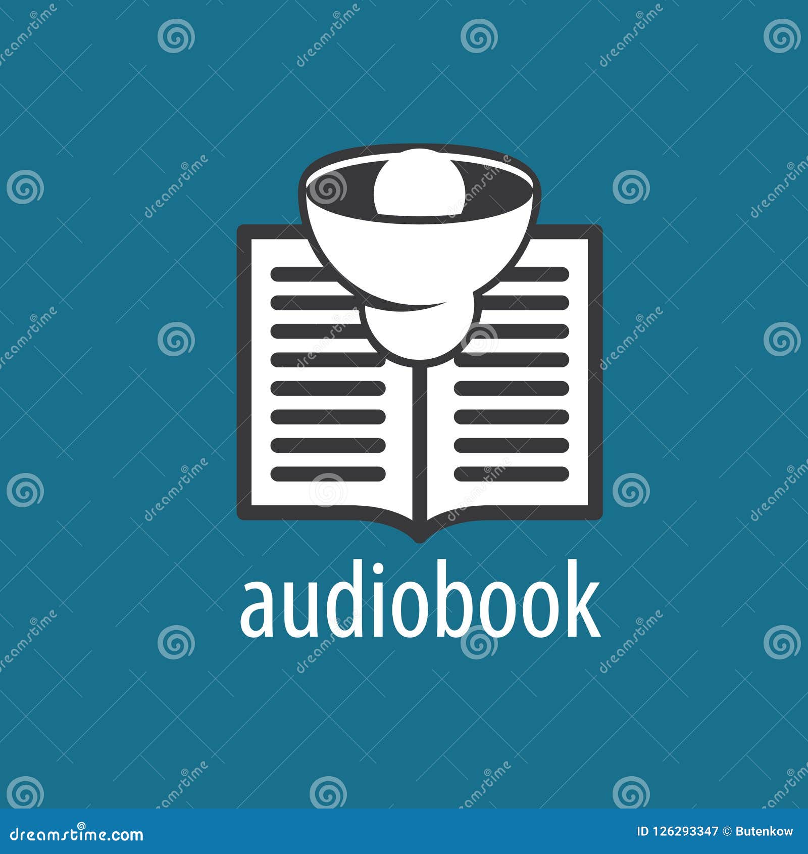 Audiobook. Vector Logo Template Stock Vector - Illustration of ...