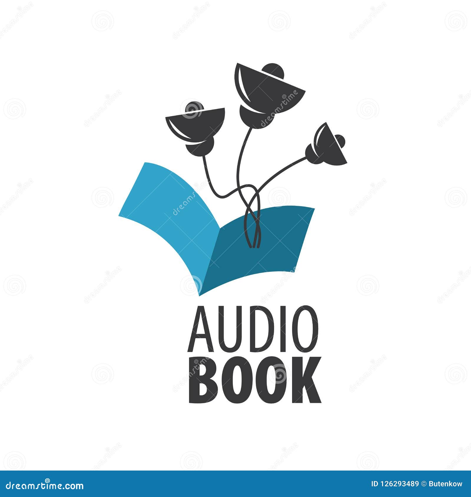 Audiobook. Vector Logo Template Stock Vector - Illustration of emblem ...