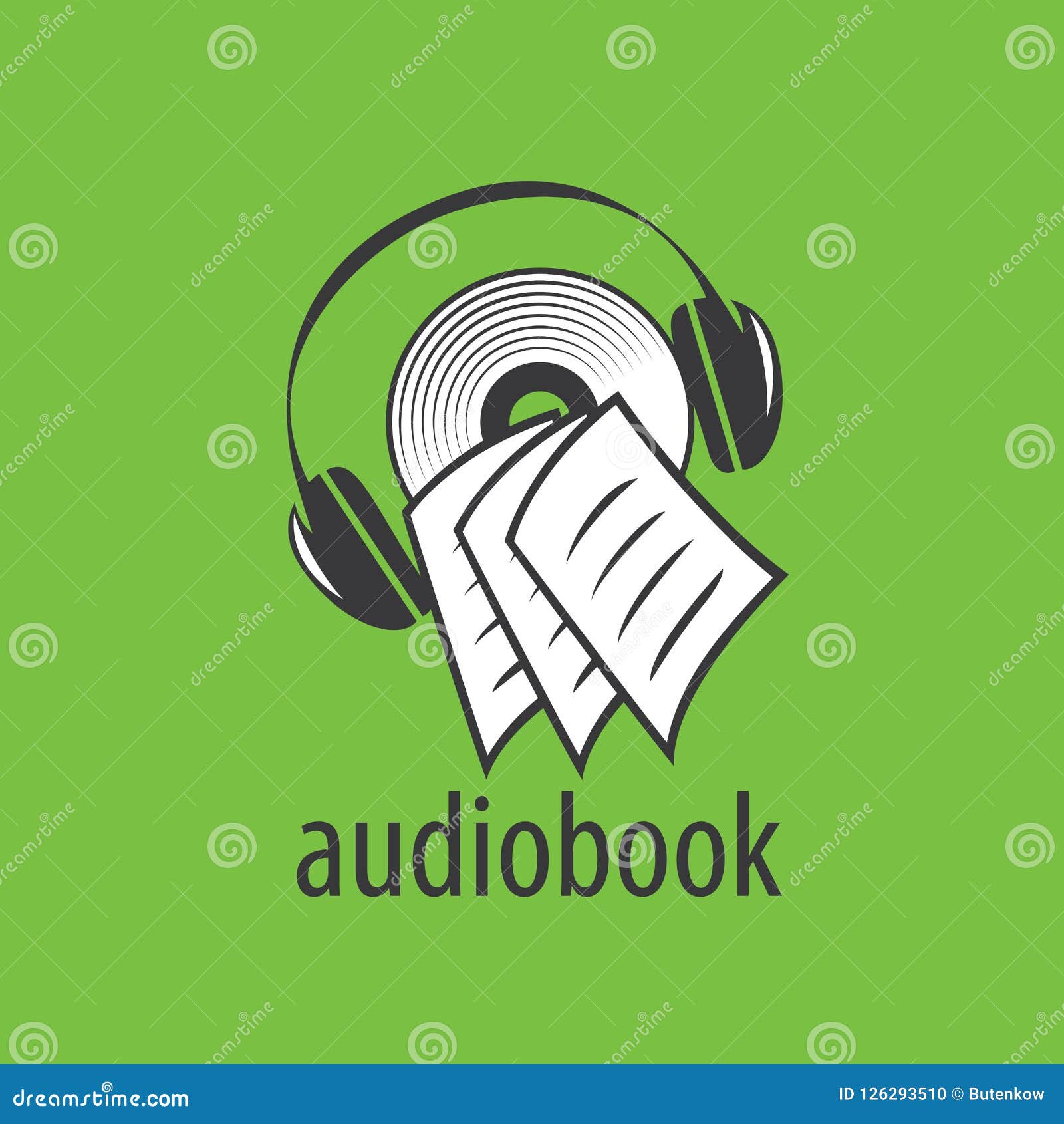 Audiobook. Vector Logo Template Stock Vector - Illustration of design ...