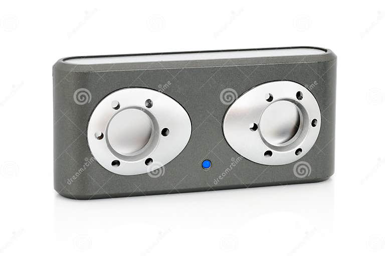 Audiobox and MP3-player stock photo. Image of computer - 17356868