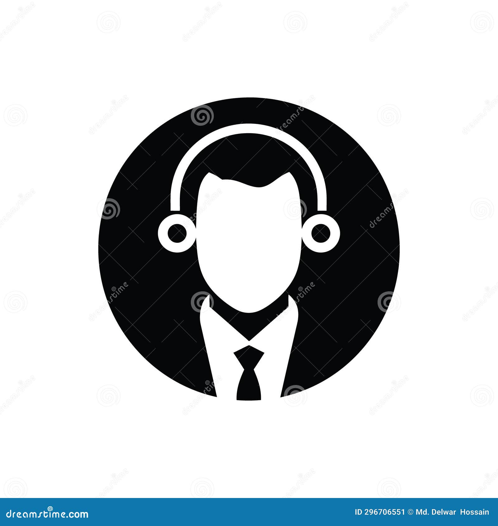 Audiologist Icon stock illustration. Illustration of logo - 296706551