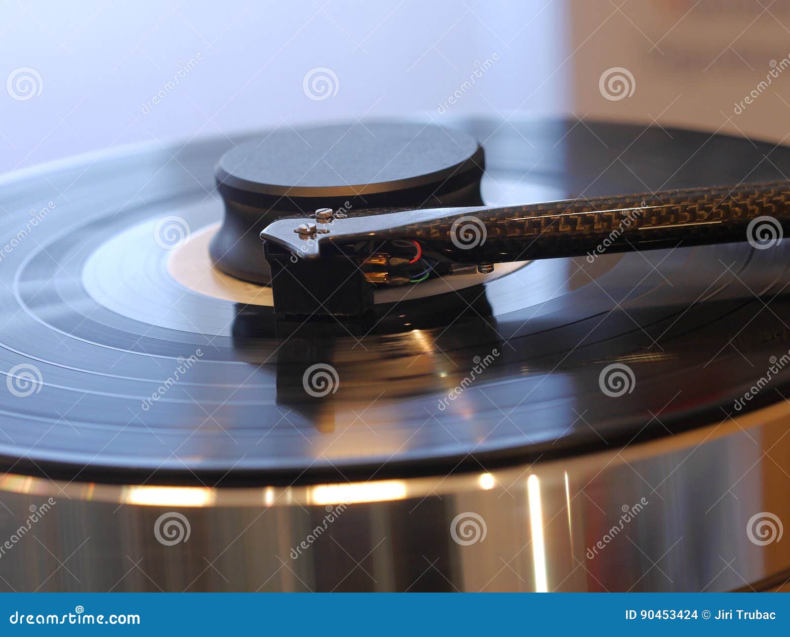Audiophile HiFi Turntable Player. Stock Photo - Image of noise ...