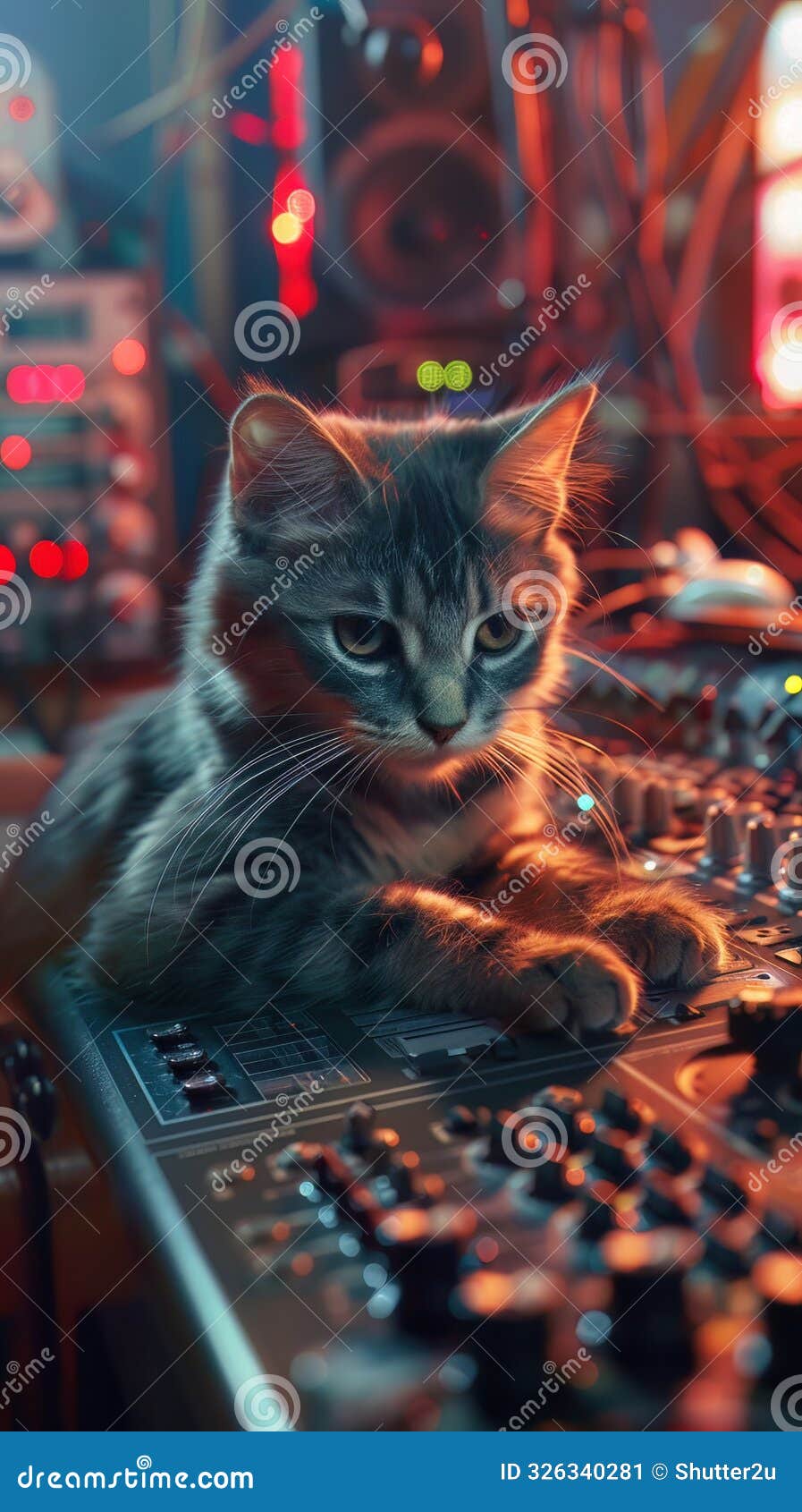 Audiophile Kitty Lost in a World of Beats for a Playful Tech Campaign ...