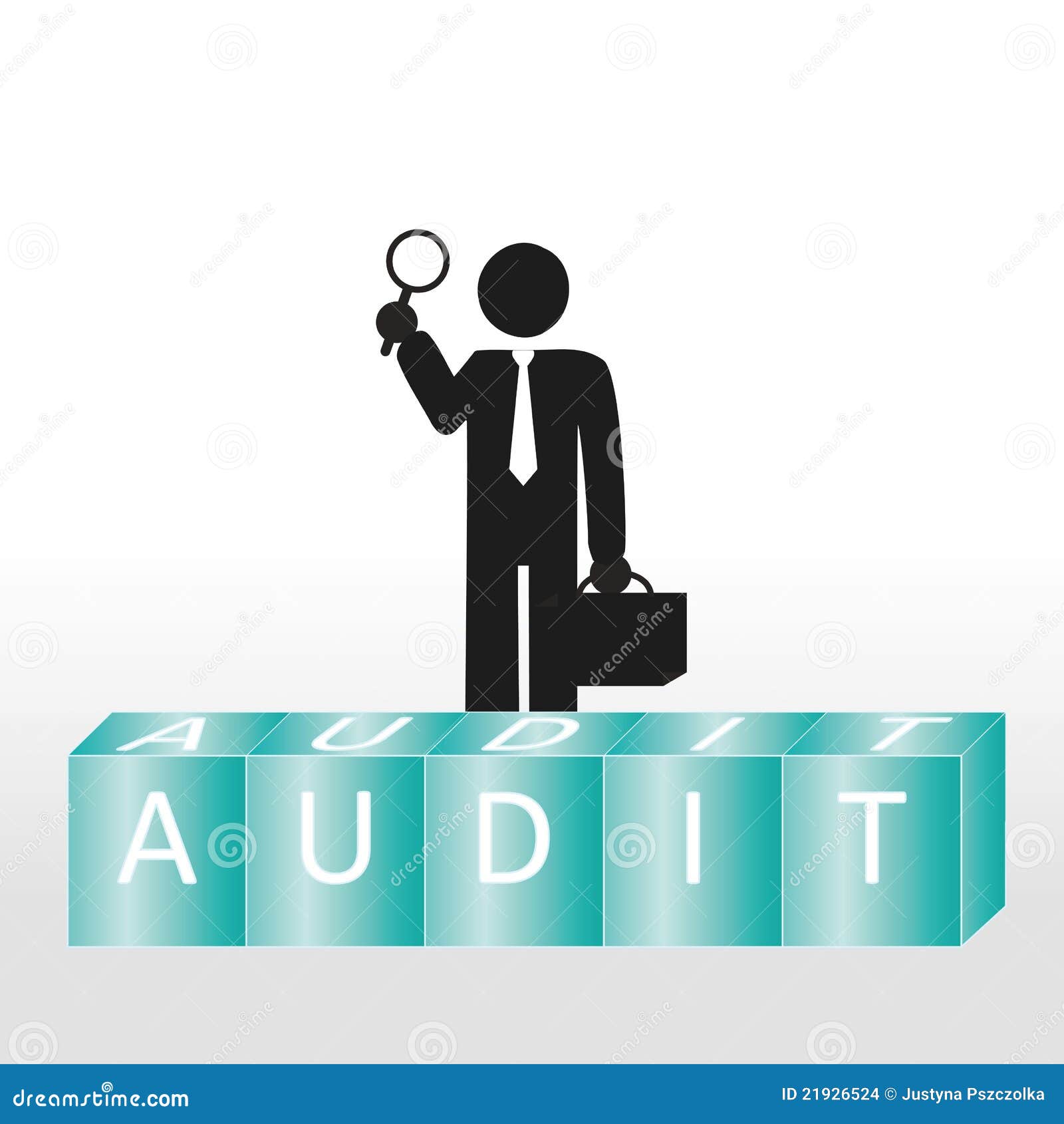 Audit stock vector. Illustration of insurance, consultant - 21926524
