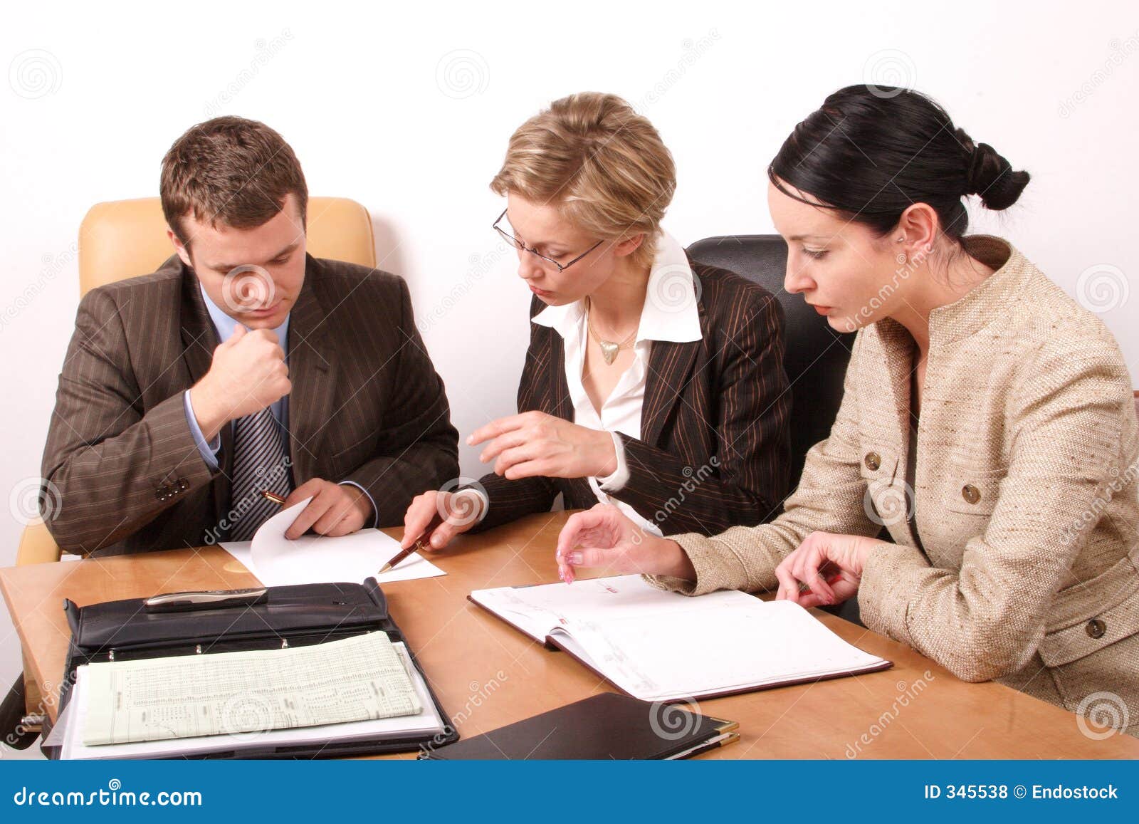 Audit stock photo. Image of banking, handsome, discuss - 345538