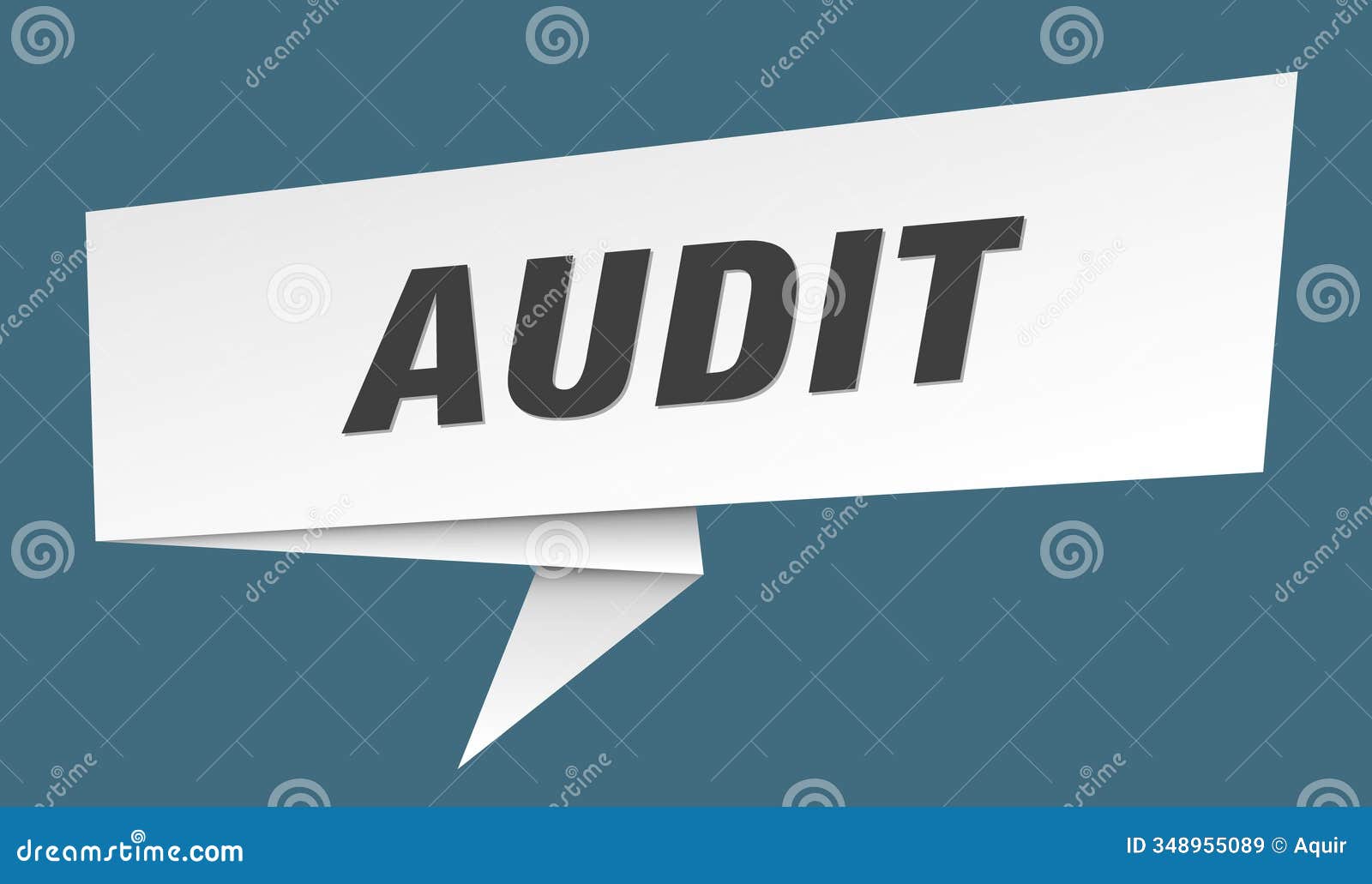 Audit Banner. Audit Speech Bubble, Label, Sticker, Sign Template Stock ...