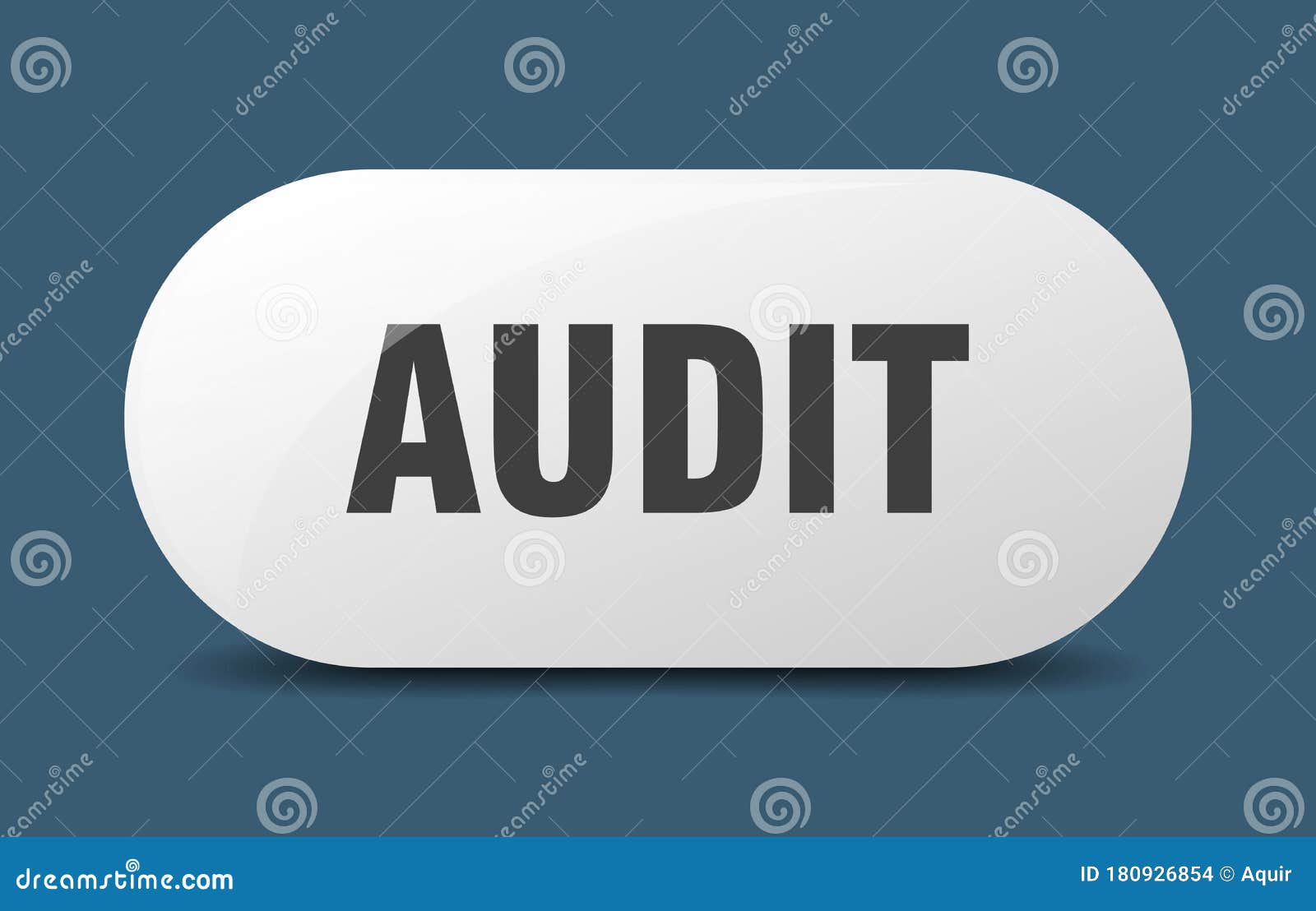 Audit Button. Audit Sign. Key. Push Button Stock Vector - Illustration ...