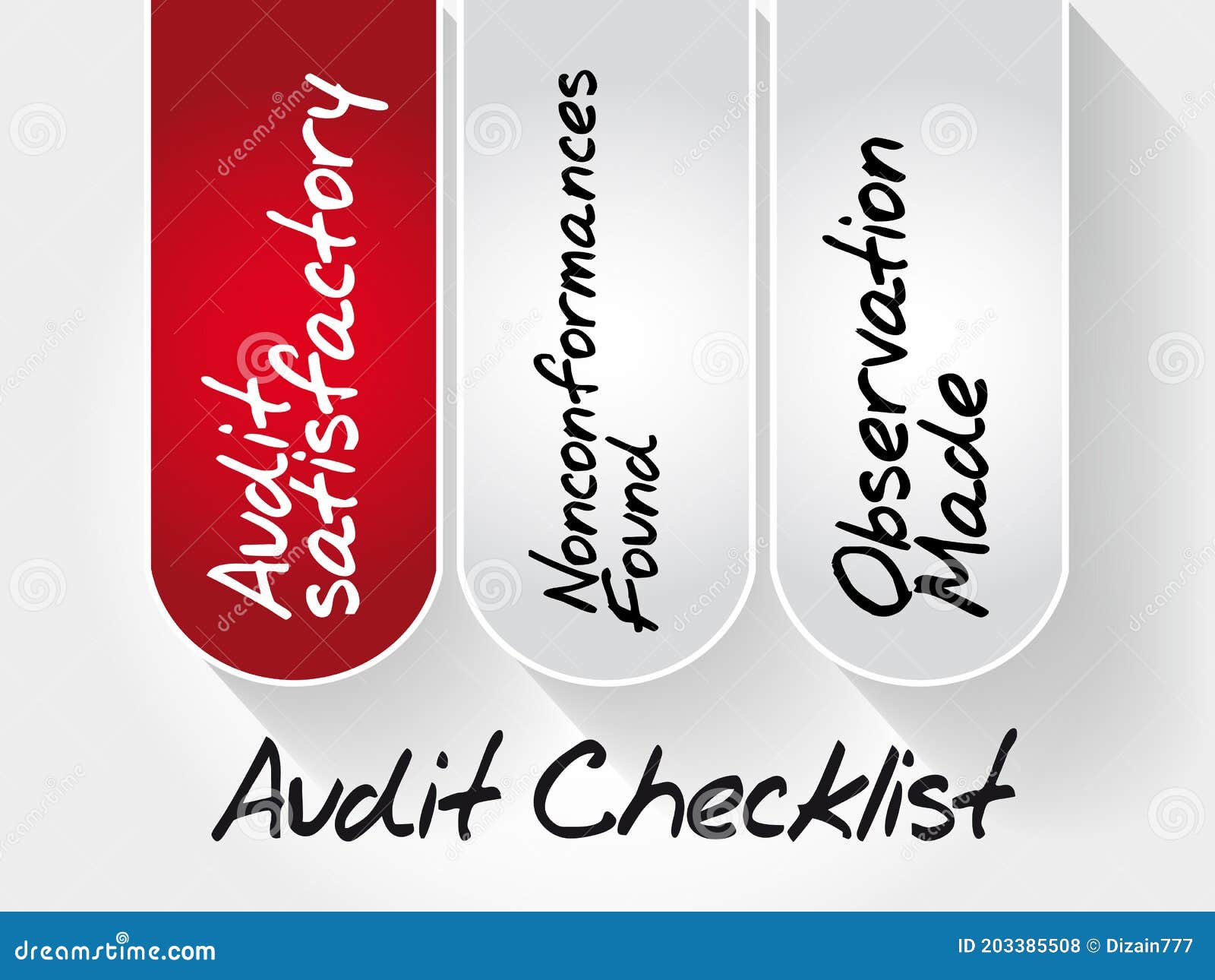 ISO Audit Checklist Satisfactory Illustration Royalty-Free Stock Image ...