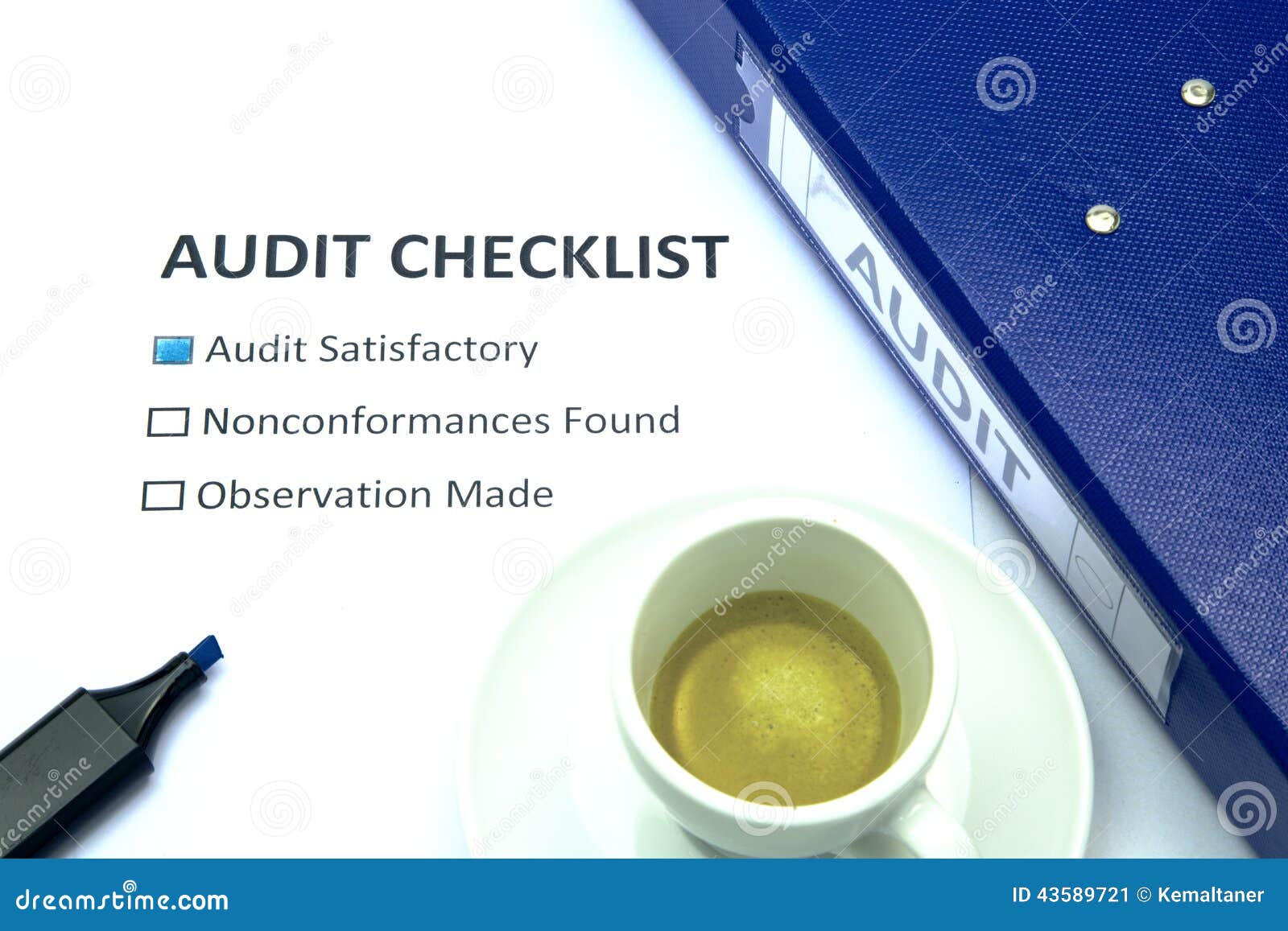 Audit checklist stock image. Image of audit, checkbox - 43589721