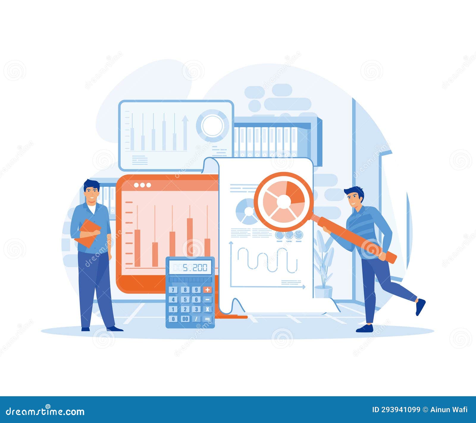 Audit Concept. Business Operation Research and Analysis Stock Vector ...