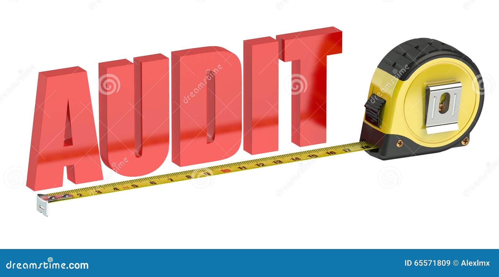 Audit concept 3D stock illustration. Illustration of concept - 65571809