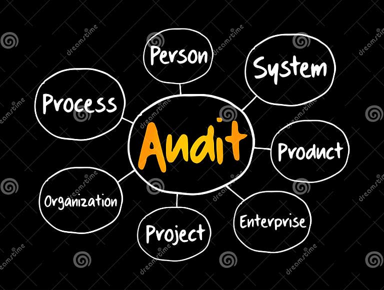 Audit Evaluation Area Mind Map Flowchart Stock Illustration ...