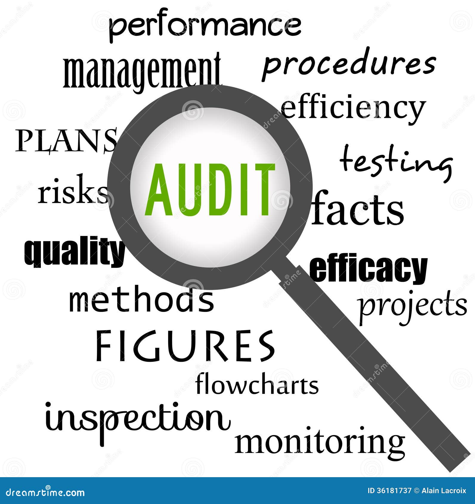 Audit focus stock illustration. Illustration of checks - 36181737