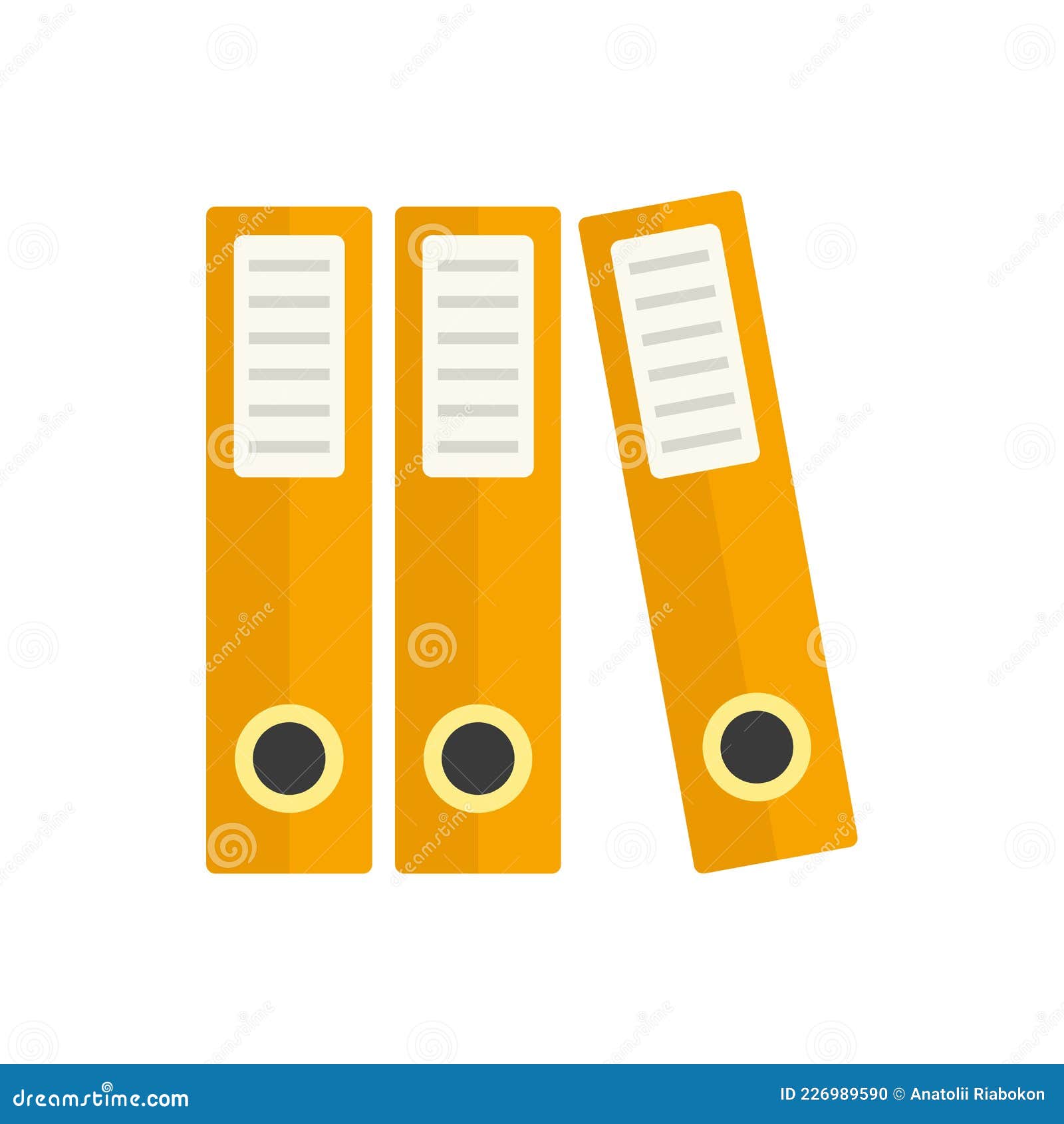 Audit Folder Icon Flat Isolated Vector Stock Vector - Illustration of ...