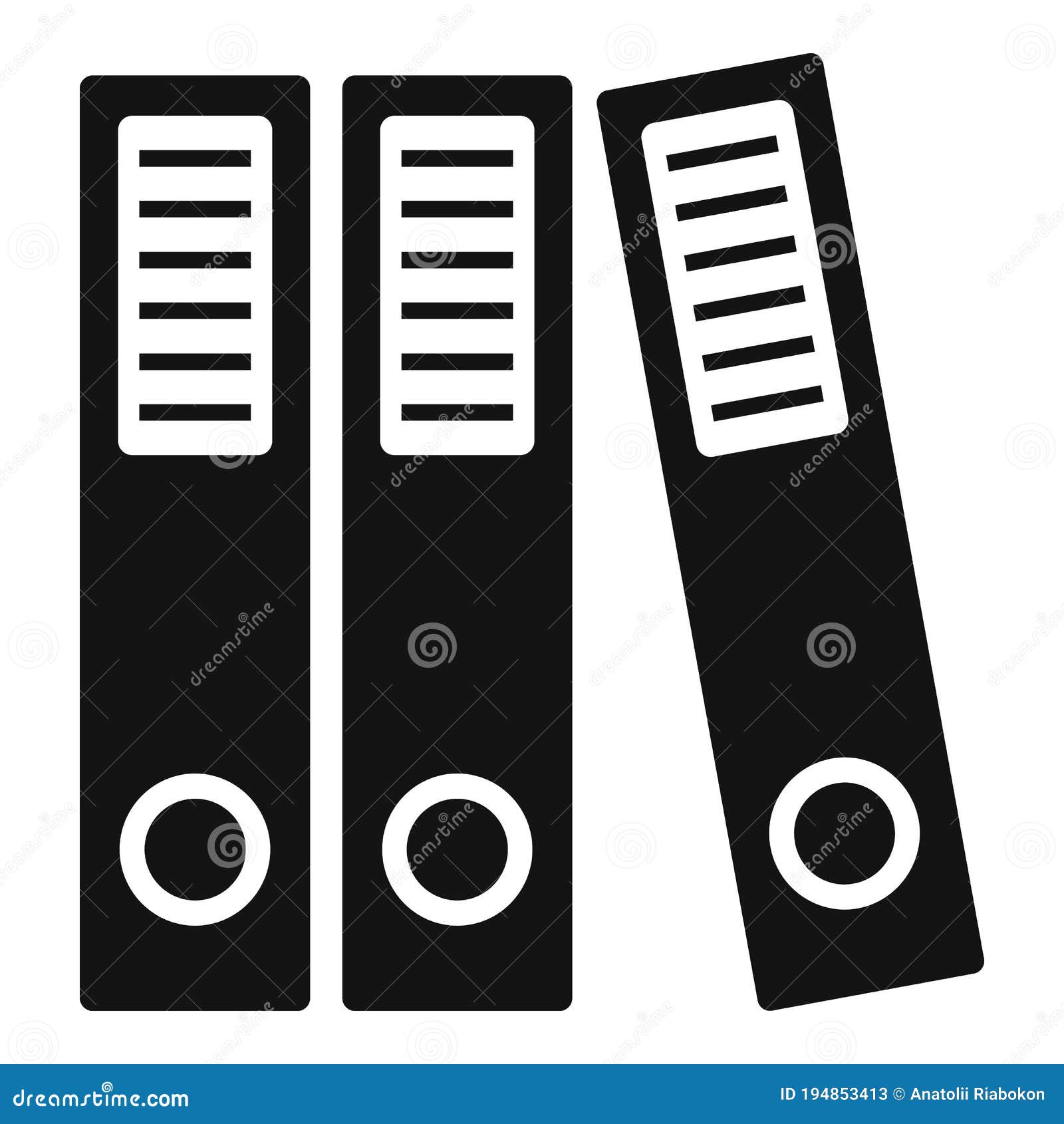 Audit Folder Icon, Simple Style Stock Vector - Illustration of diagram ...