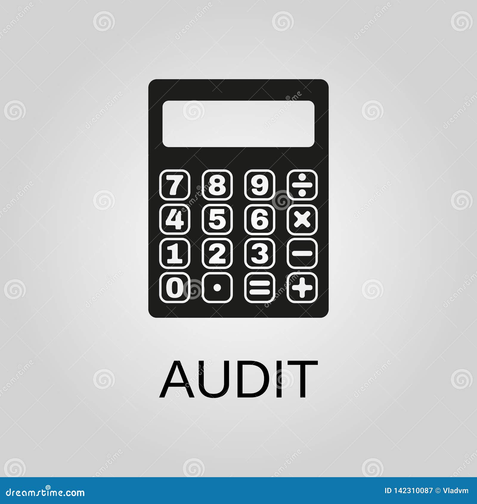 Audit Icon. Audit Symbol. Flat Design. Stock - Vector Illustration ...