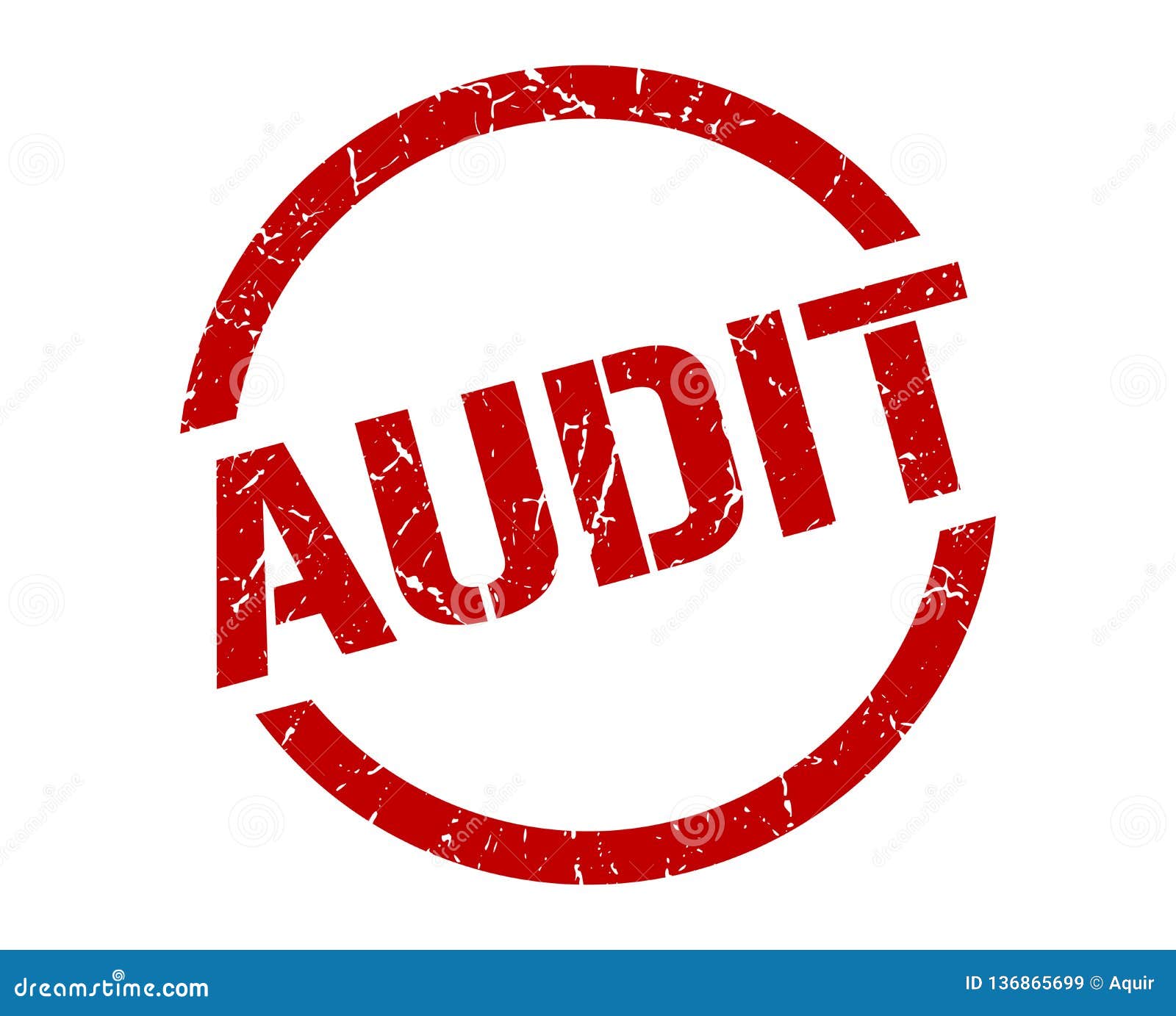 Audit stamp stock vector. Illustration of stamp, sticker - 136865699