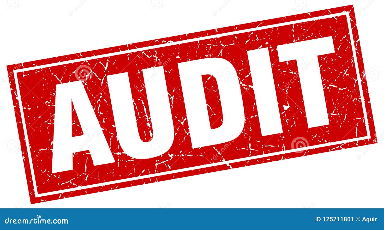 Audit stamp stock vector. Illustration of square, insignia - 125211801