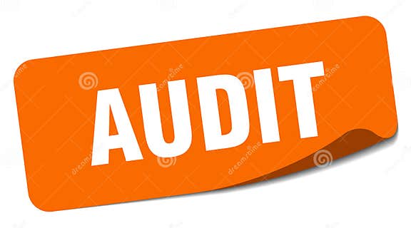 Audit sticker. audit label stock vector. Illustration of banner - 303114181