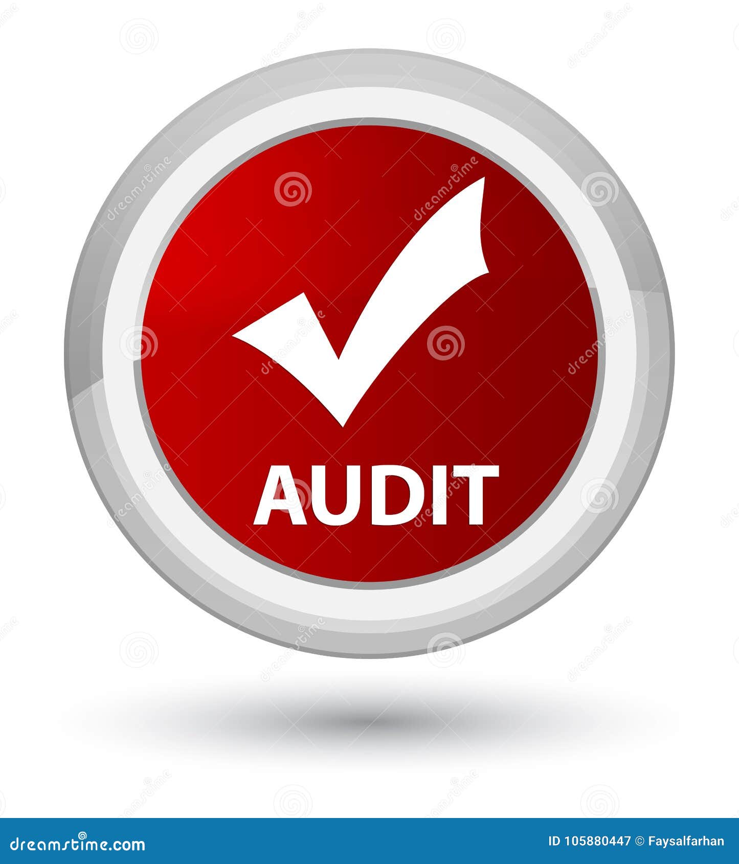 Audit (validate Icon) Prime Red Round Button Stock Illustration ... Audit (validate Icon) Prime Red Round Button Stock Illustration ...
