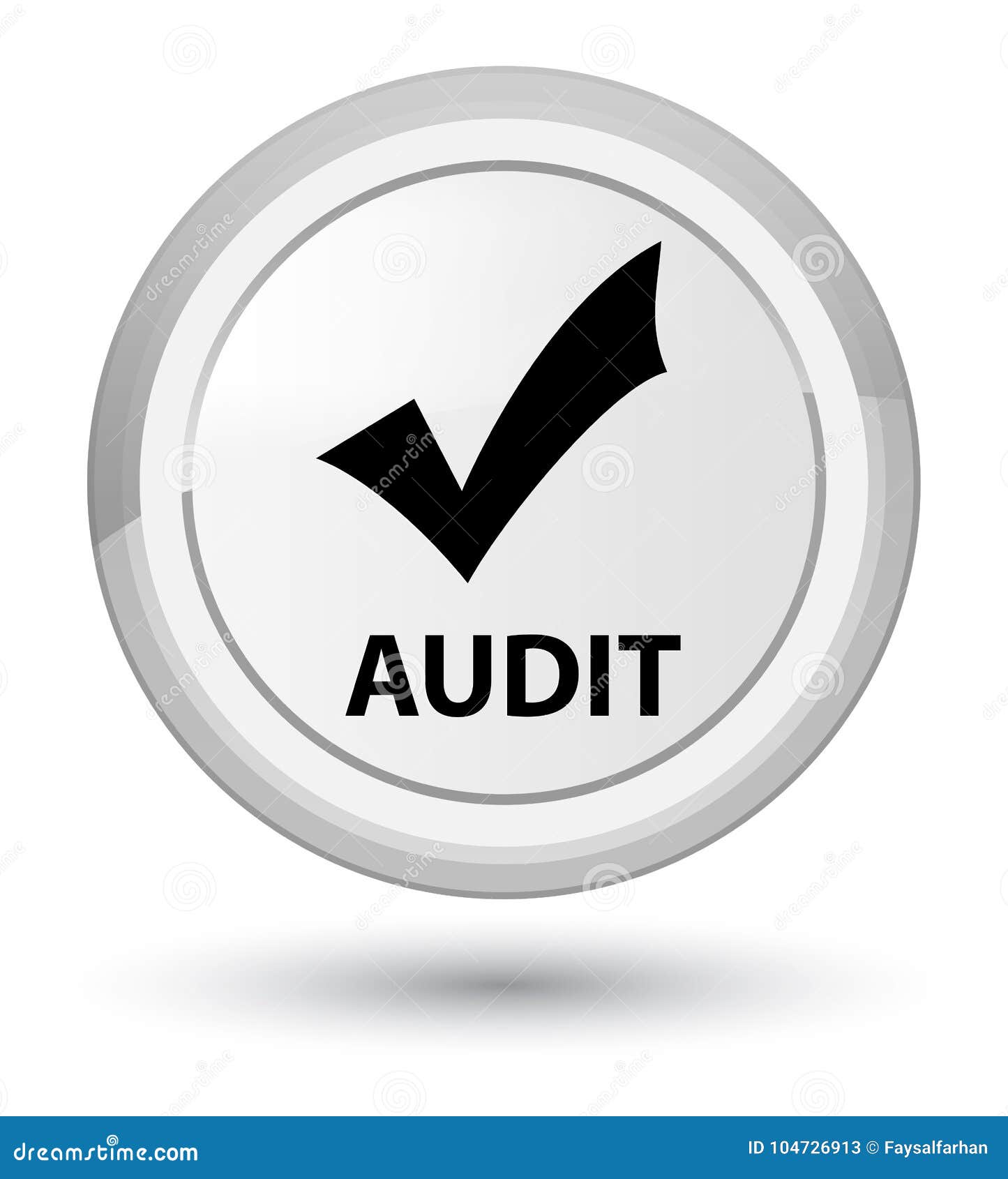 Audit (validate Icon) Prime White Round Button Stock Illustration ... Audit (validate Icon) Prime White Round Button Stock Illustration ...