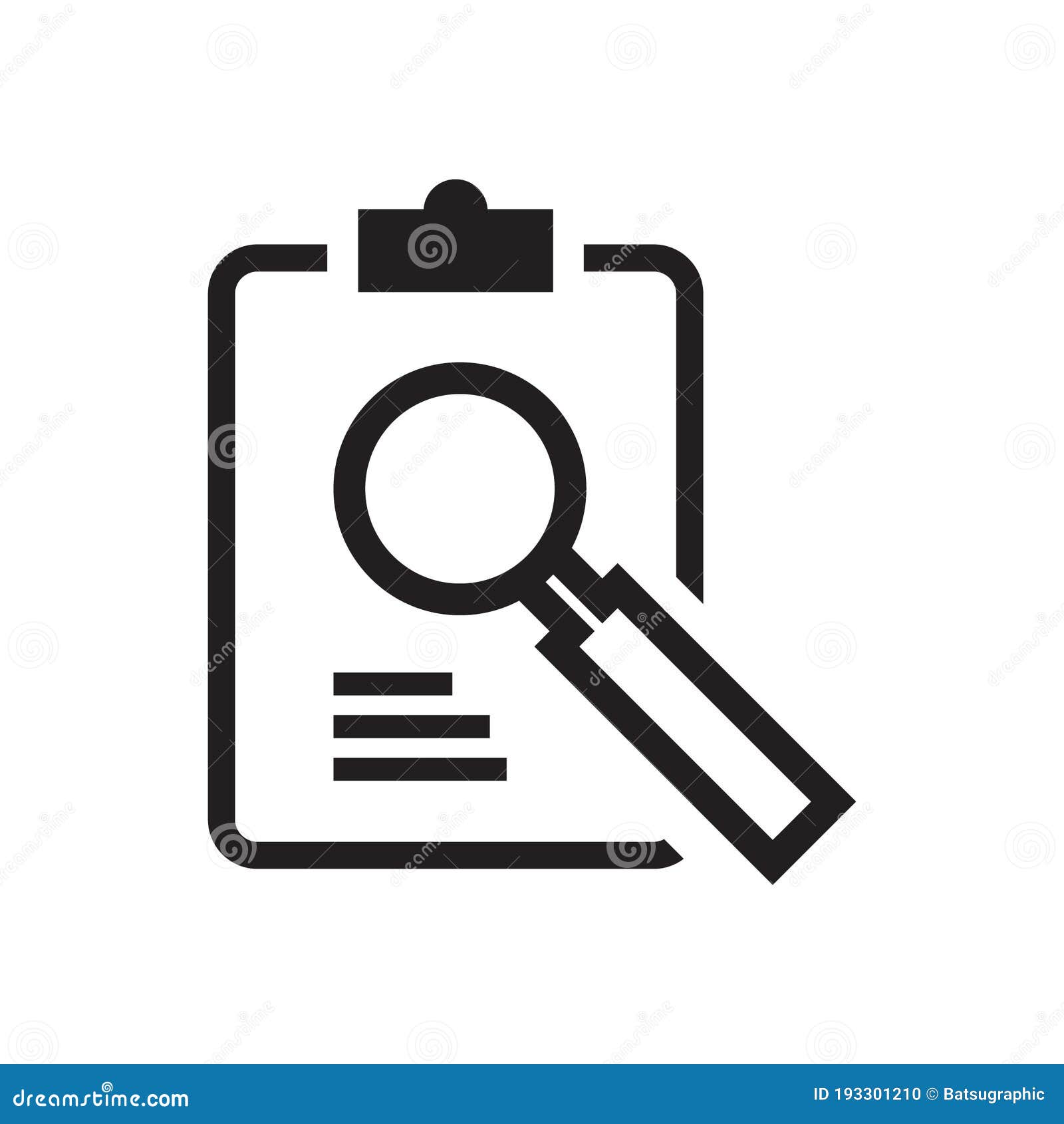Audit Vector Icon Logo Design Stock Vector - Illustration of management ...
