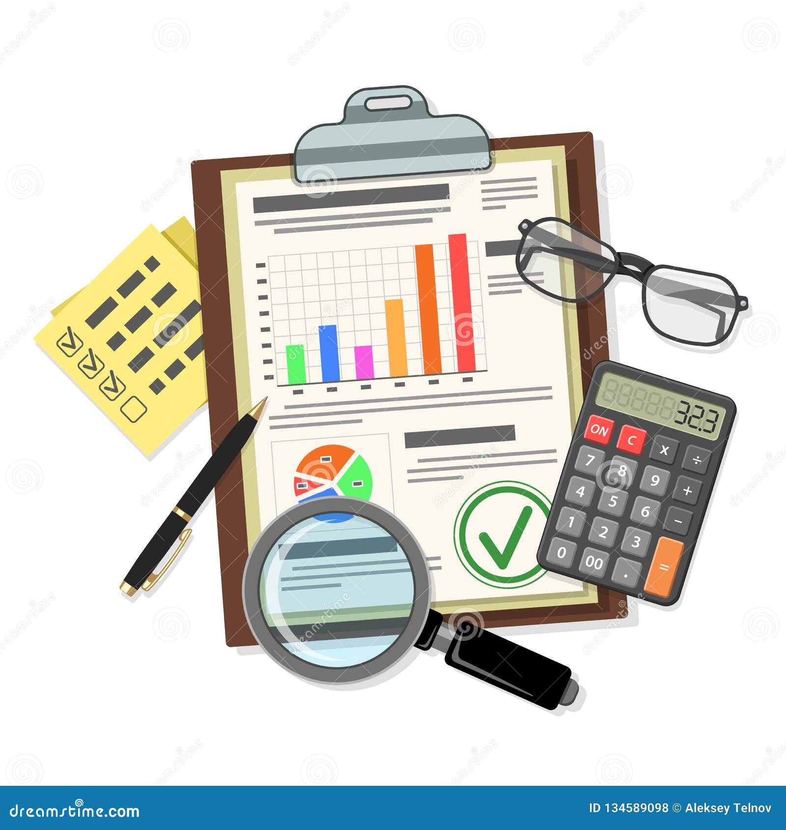 Auditando, Proceso Del Impuesto, Concepto De Contabilidad Ilustración ...