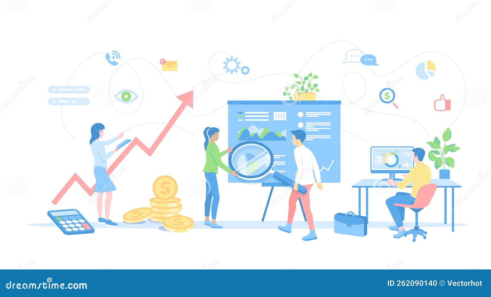 Auditing, Analysis, Accounting, Analytics. Audit Team Checks ...