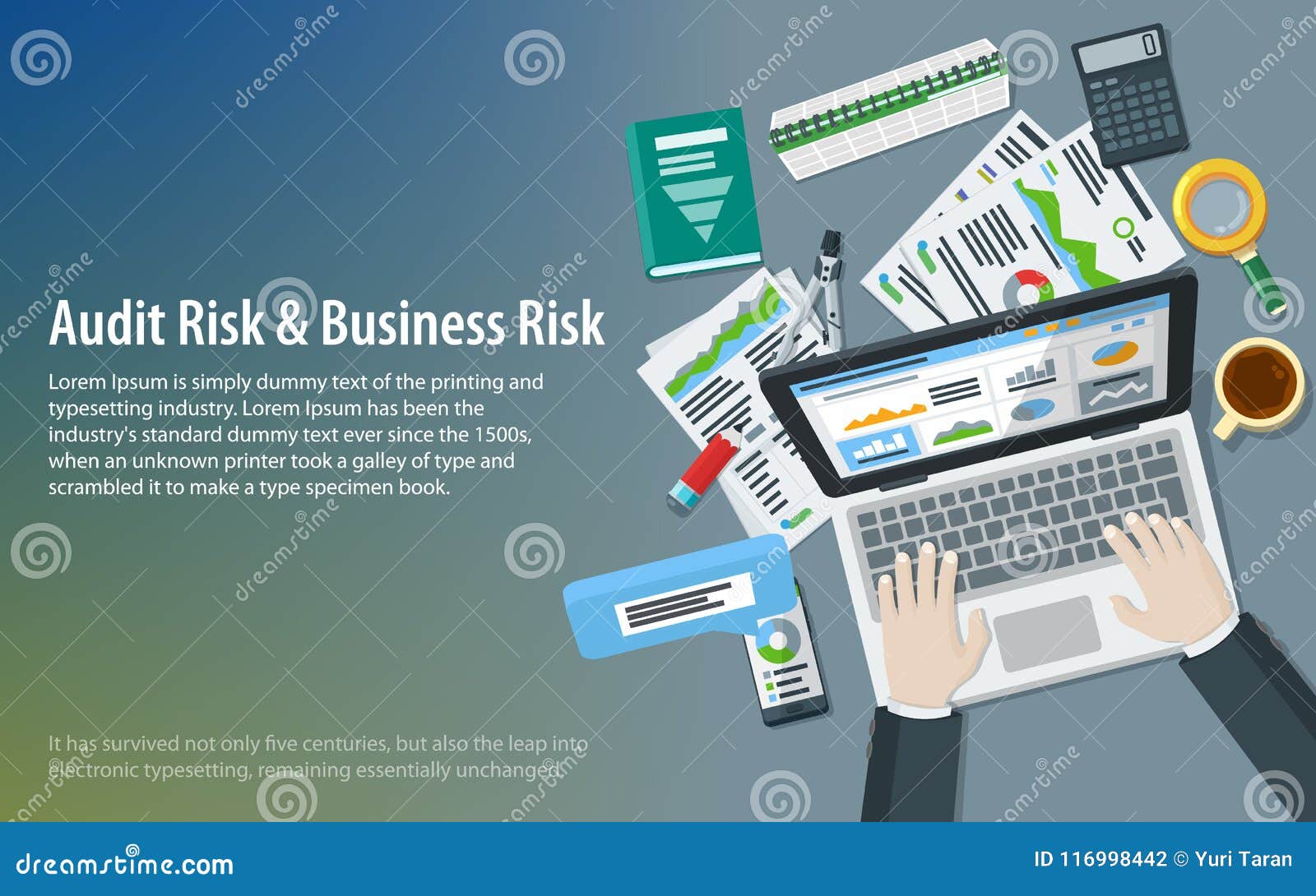 Auditing And Business Accounting Infographics Vector Illustration ...