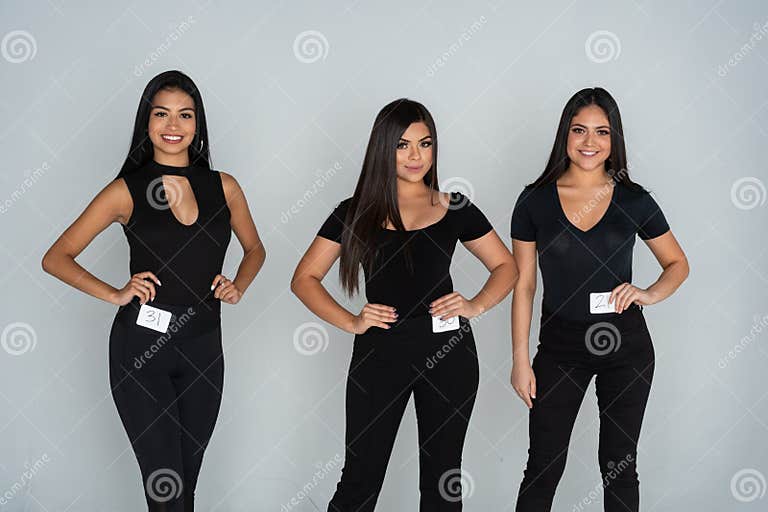 Audition and Casting for Runway Models Stock Image - Image of pose ...