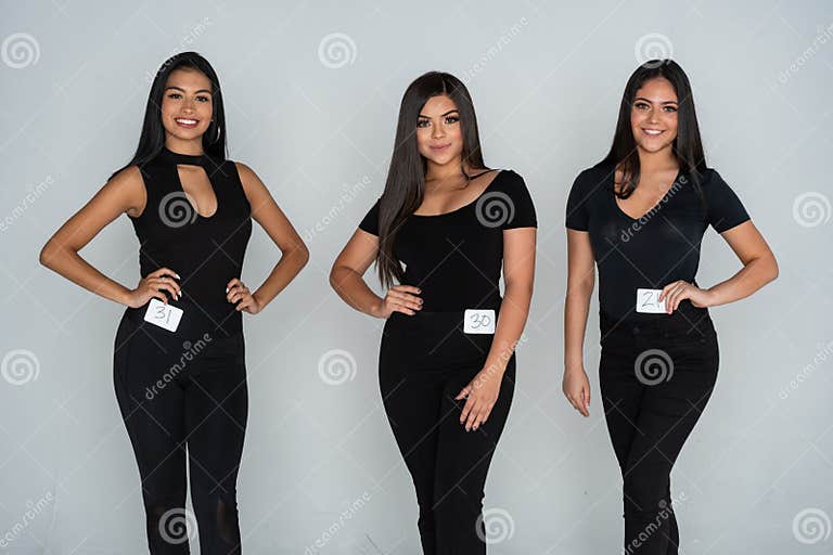 Audition and Casting for Runway Models Stock Photo - Image of school ...