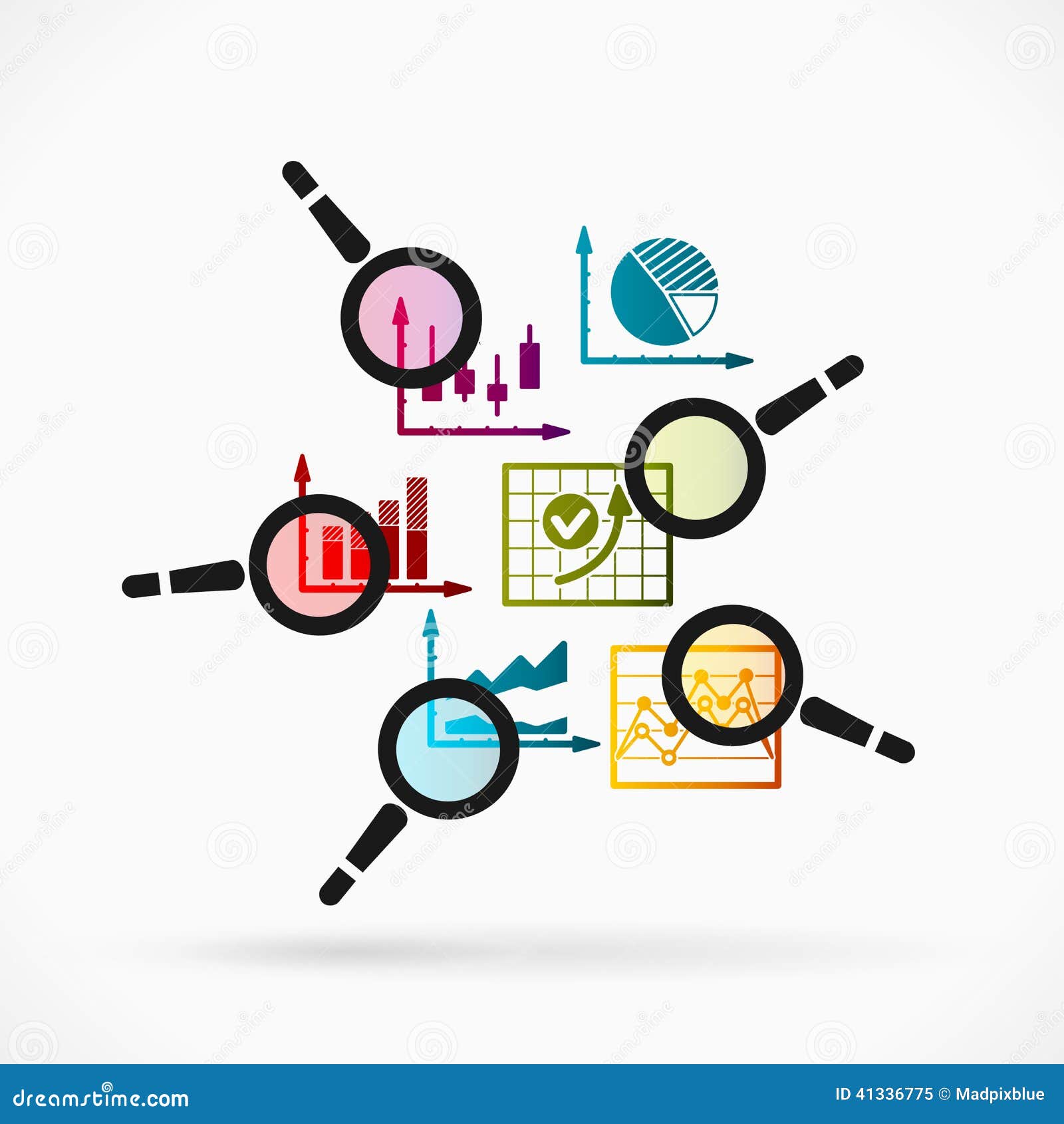 Auditoría financiera ilustración del vector. Ilustración de examen ...