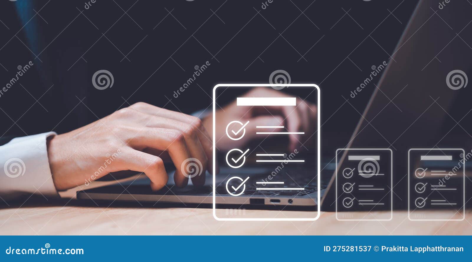 The Auditor Checks the Documents and Marks Them As Correct ,for ...